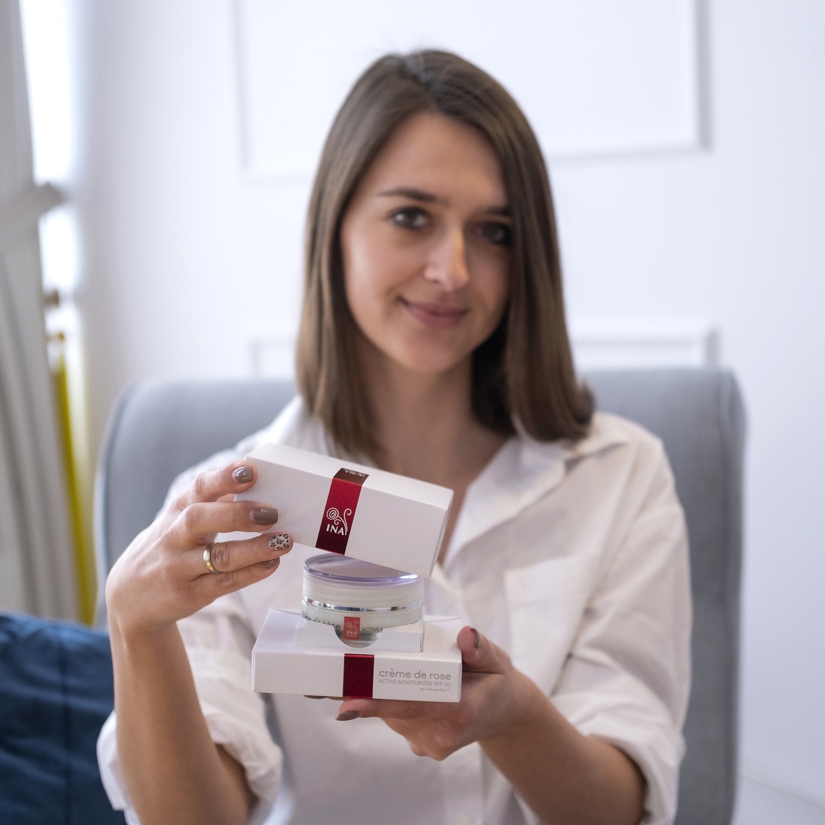 Crema de fata, Ina Essentials, SPF 30 - eMAG.ro