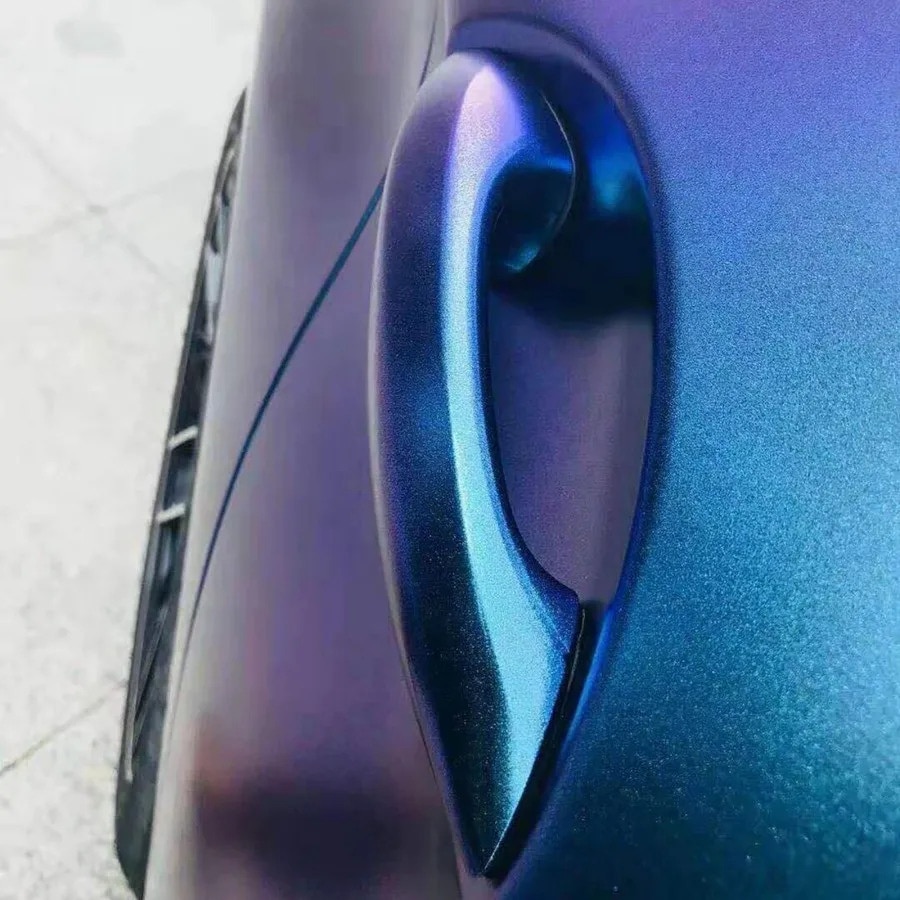 Folie auto Cameleon Albastru/Violet pentru colantare integrala ...