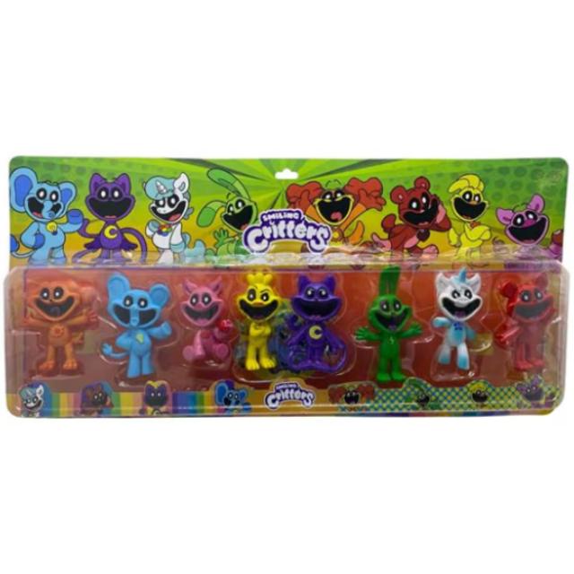 Smiling Critters set 8 figurine, multicolor, 10-12cm - eMAG.ro