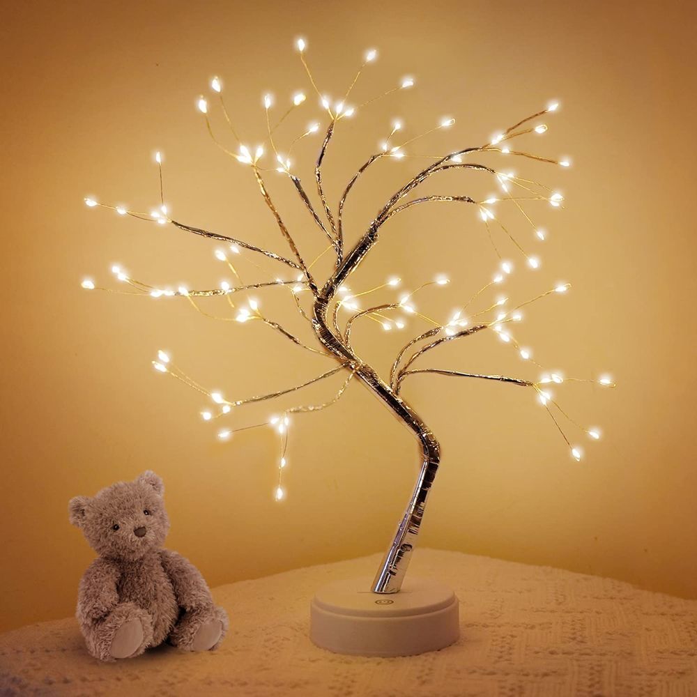 Lampa de veghe LED ambientala model copac Bonsai, decorativa, 108 ...