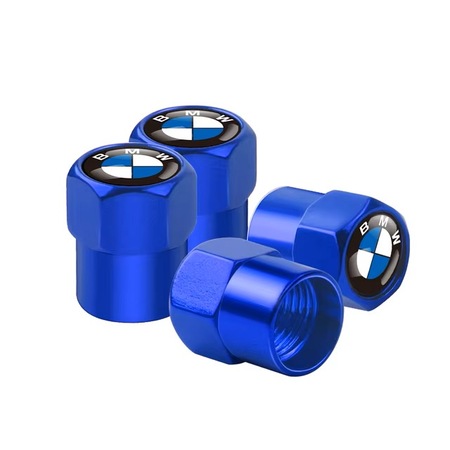 Set 4 Capacele Roti Hexagonale pentru Ventil Valva BMW, Albastru ...