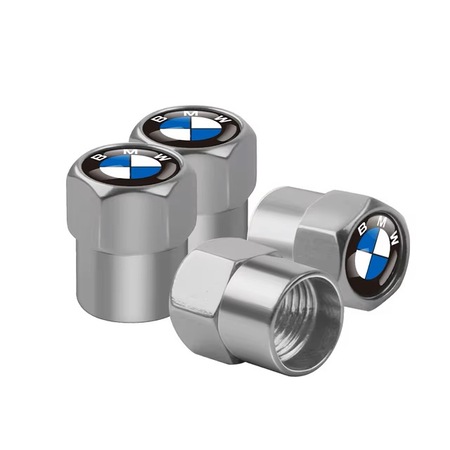 Set 4 Capacele Roti Hexagonale pentru Ventil Valva BMW, Argintiu ...