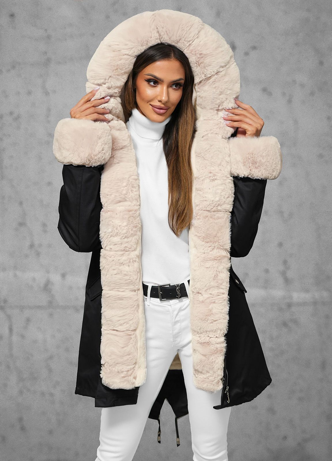 Geaca de iarna dama OZONEE JS/M763 - eMAG.ro