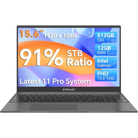 Laptop Teclast F16 Plus Pro, Procesor Intel Celeron N4120, 12GB DDR4 ...