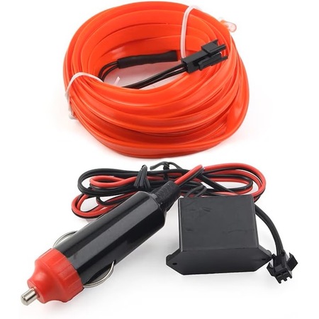 Banda LED Auto, lumina ambientala, HOZRO, include cablu cu mufa pentru ...