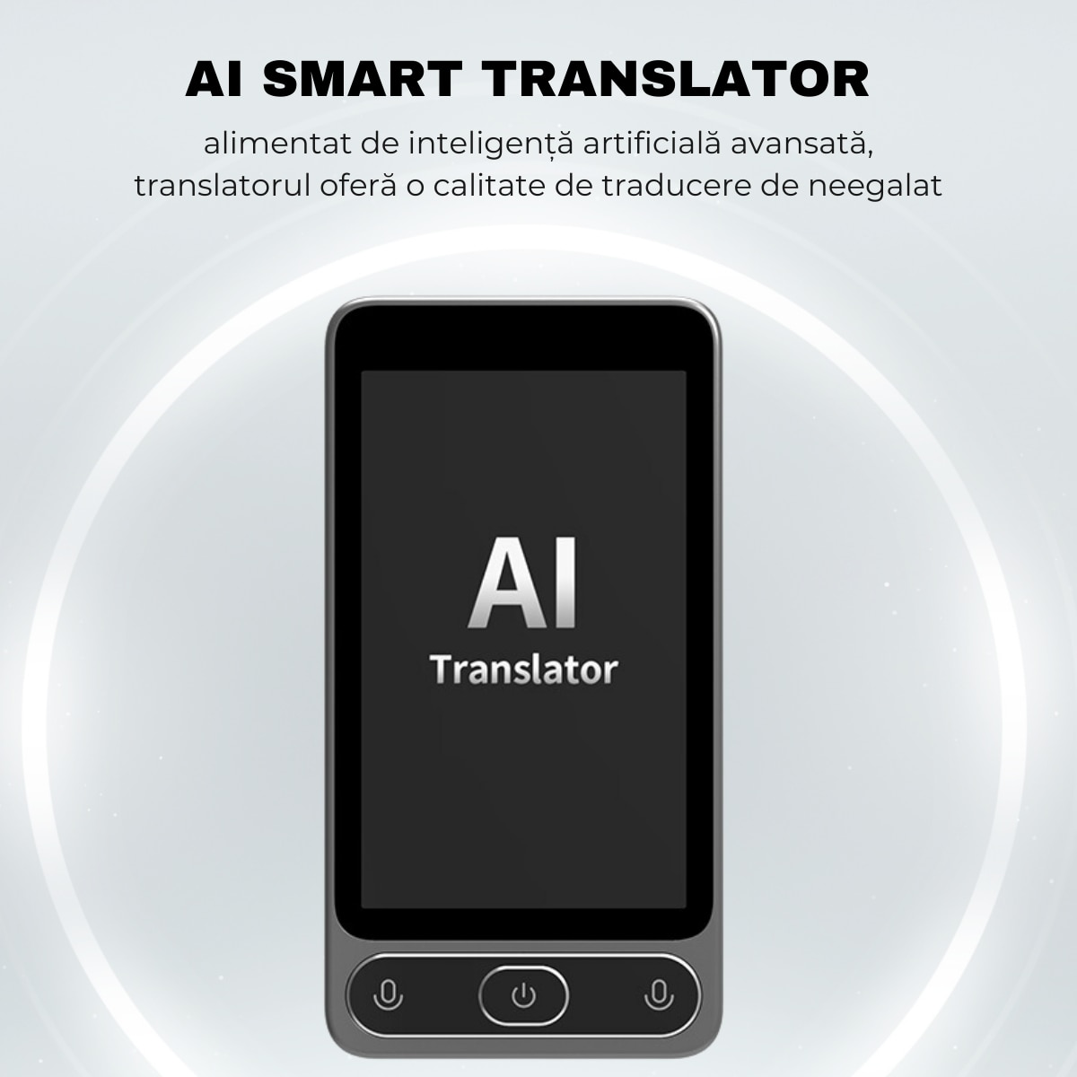Traducator cu Inteligenta Artificiala (AI), Ecran tactil 3.97 inch, Wi ...
