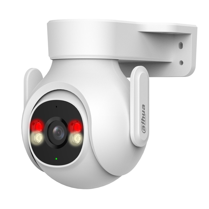 Camera supraveghere IP wireless Wi-Fi rotativa cu iluminare duala Dahua ...