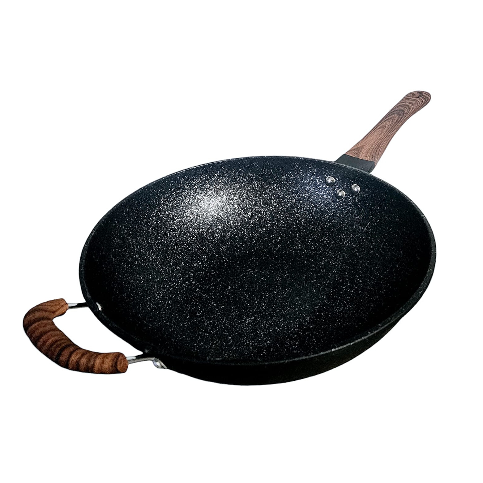 Tigaie Wok 34 cm cu invelis antiaderent, pentru toate tipurile de plita ...