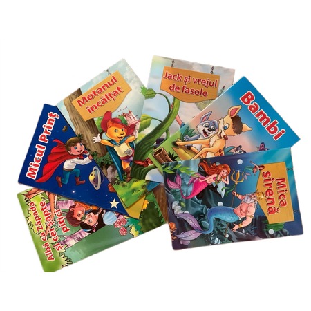 Set 6 carti de citit pentru copii cu povesti clasice - eMAG.ro