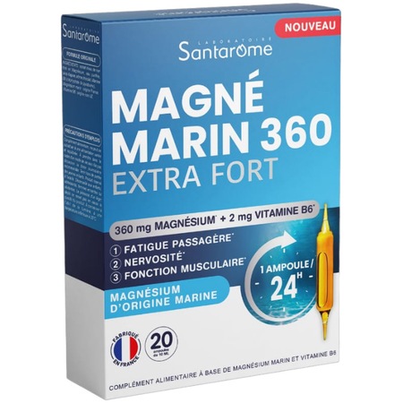 Magne Marin 360 Extra Fort Santarome, 20 fiole - eMAG.ro