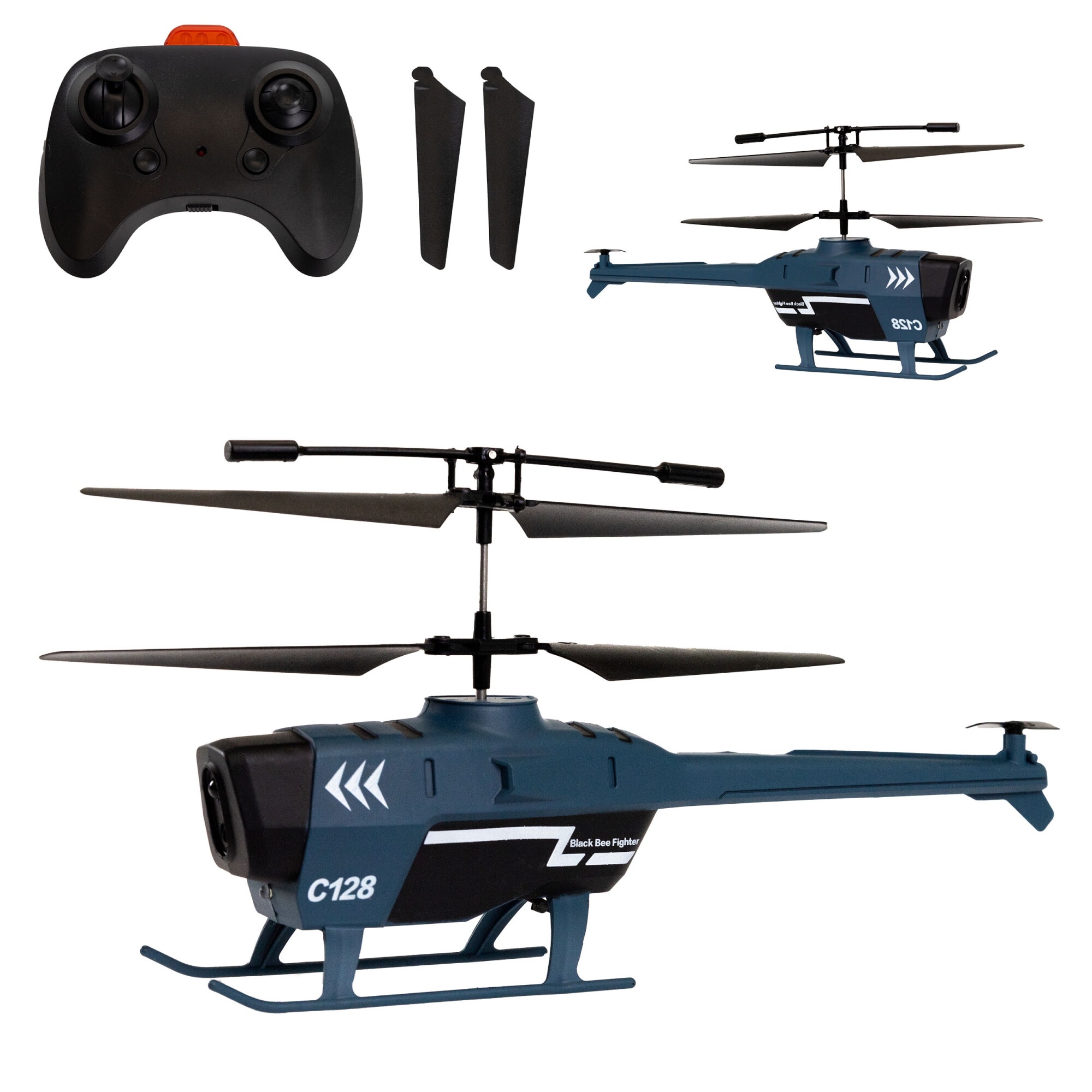 Helicopter zdalnie sterowany RC, granat, 21x4,3x11cm, z systemem ...