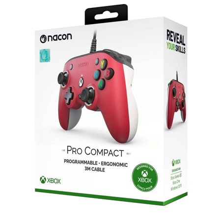 Nacon Pro Controller Compact Red - eMAG.hu