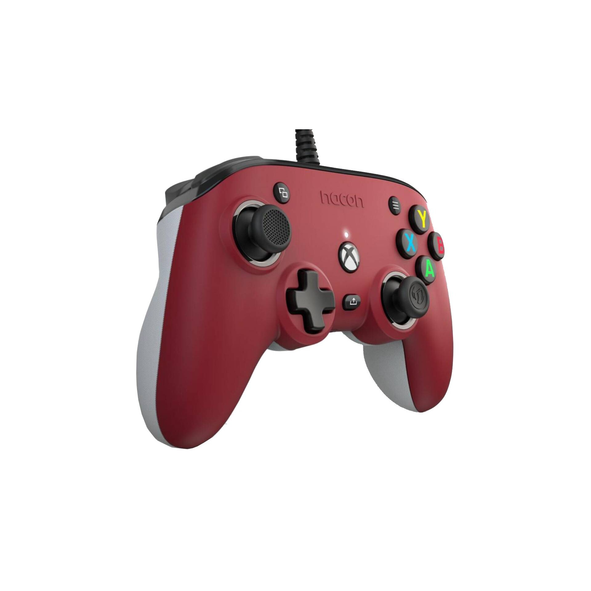 Контролер кабел, Nacon Pro Compact червен, за PC, Xbox One, Xbox Series ...