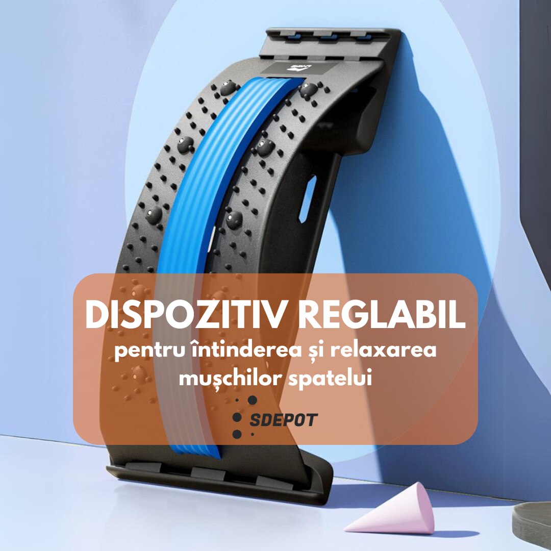 Dispozitiv reglabil pentru intinderea si relaxarea muschilor spatelui ...