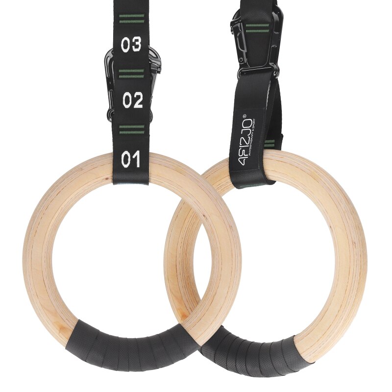 Inele gimnastica, 4FIZJO, cu chingi, roti de tractiune, diametru 23.5 ...