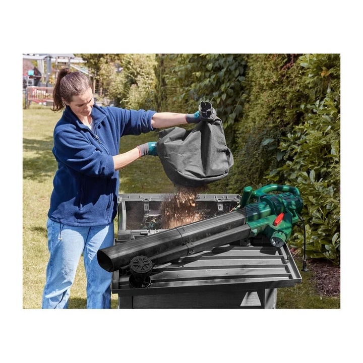 Aspirator/tocator si suflanta de frunze Parkside PLS 2600 C2, 2600W ...