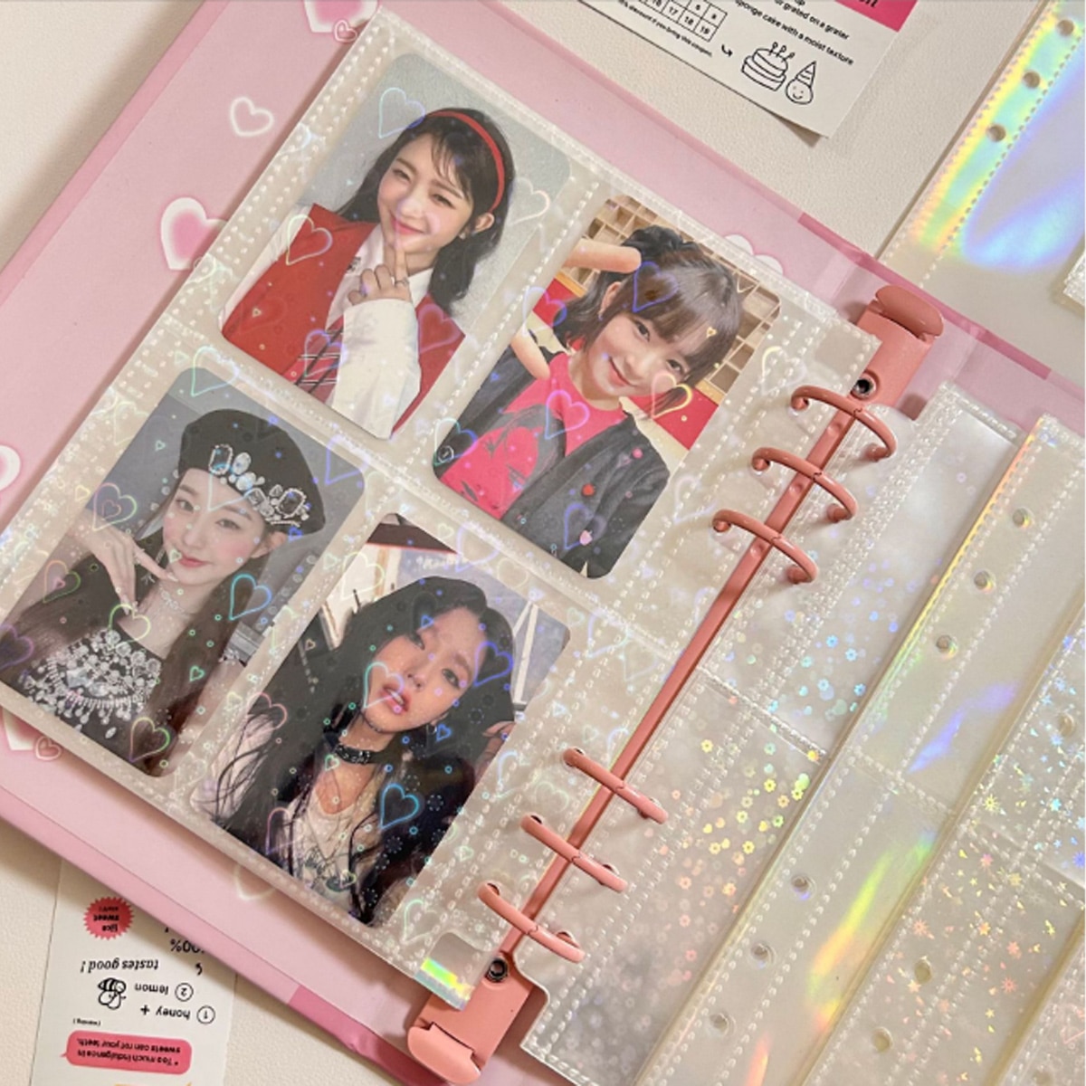 A5 Photocard Binder +10 StückFotosichthüllen, Mini Album Fotografic cu ...