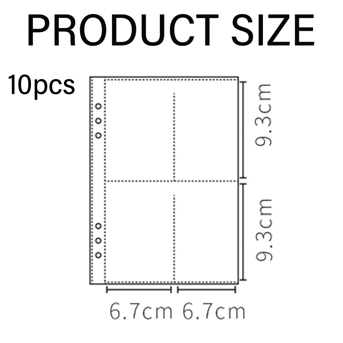 A5 Photocard Binder +10 StückFotosichthüllen, Mini Album Fotografic cu ...