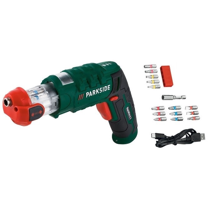 Surubelnita fara fir cu acumulator si incarcator inclus PARKSIDE® 4V ...