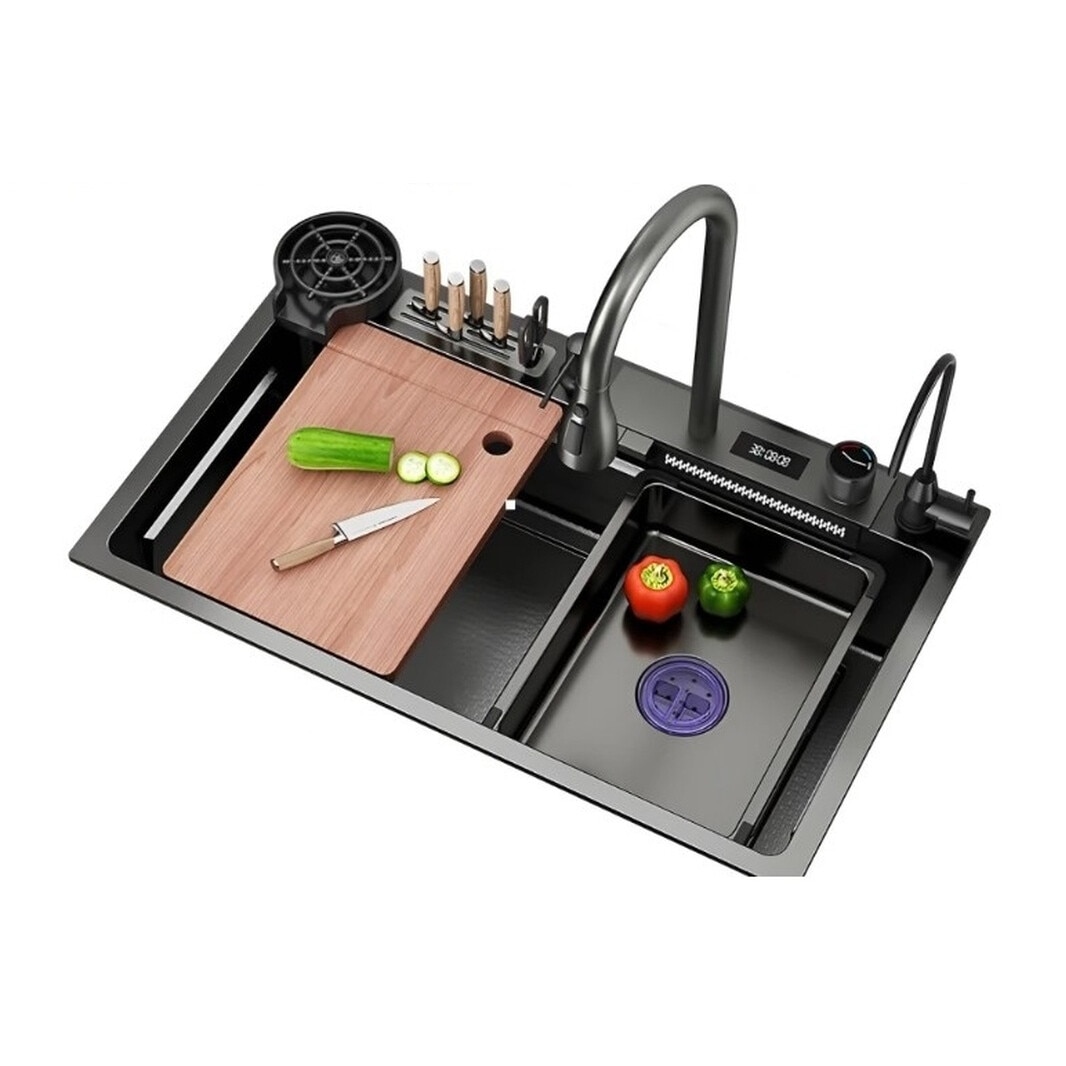 Chiuveta Multifunctionala de Bucatarie, cu Dus Extractibil, Spalator ...