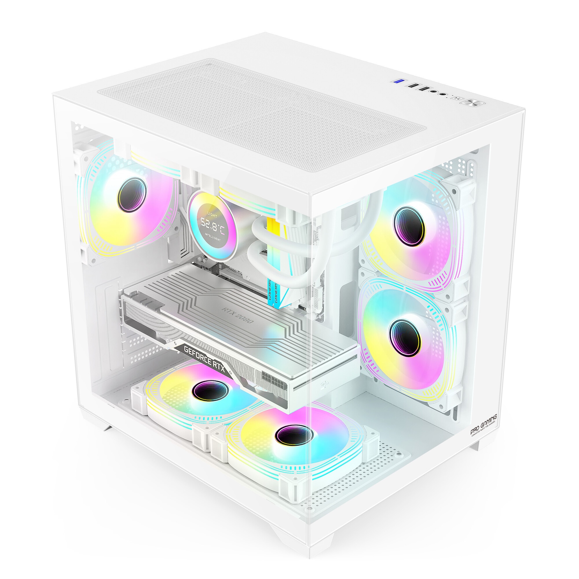 Sistem Desktop Pc Gaming Ambra White Intel Core I7 12700 pana la 4.9Ghz ...