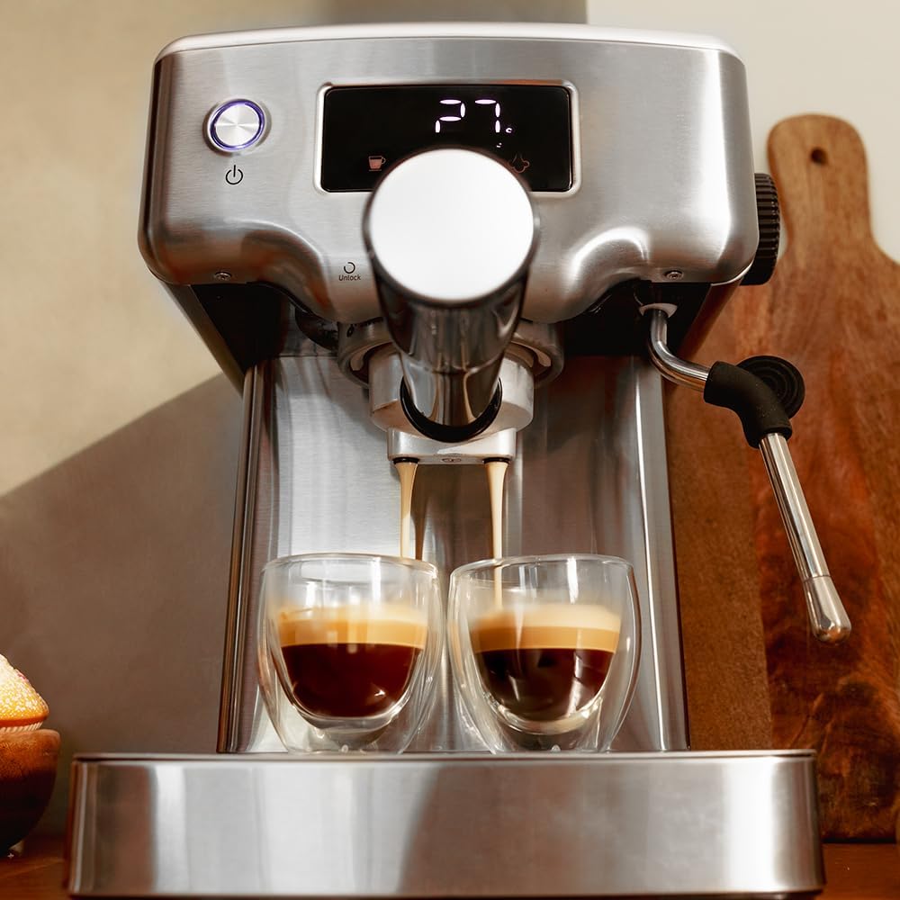 Espressor manual Cecotec Power Espresso 20 Barista Compact, 1465 W, 1.8 ...