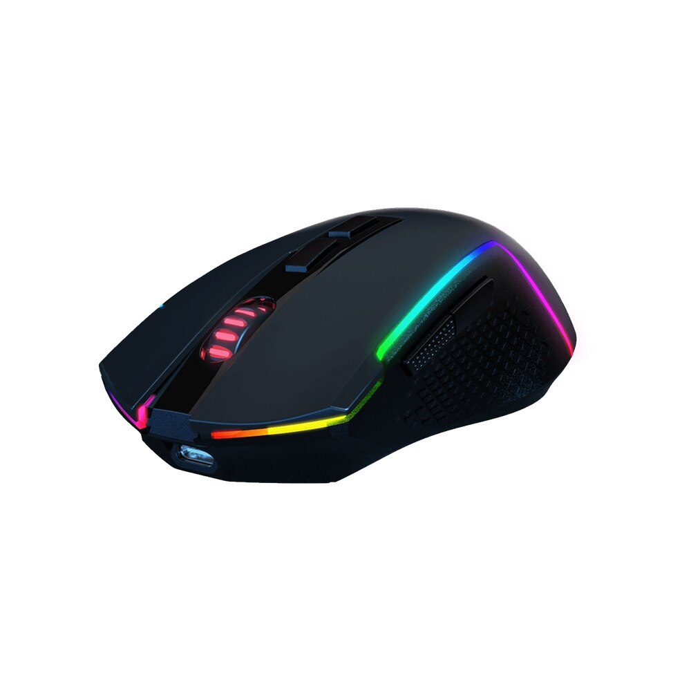 Mouse gaming wireless, bluetooth si cu fir, Redragon Trident negru ...