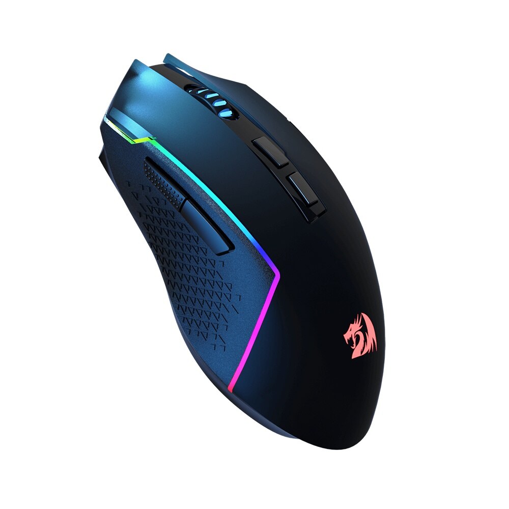 Mouse gaming wireless, bluetooth si cu fir, Redragon Trident negru ...