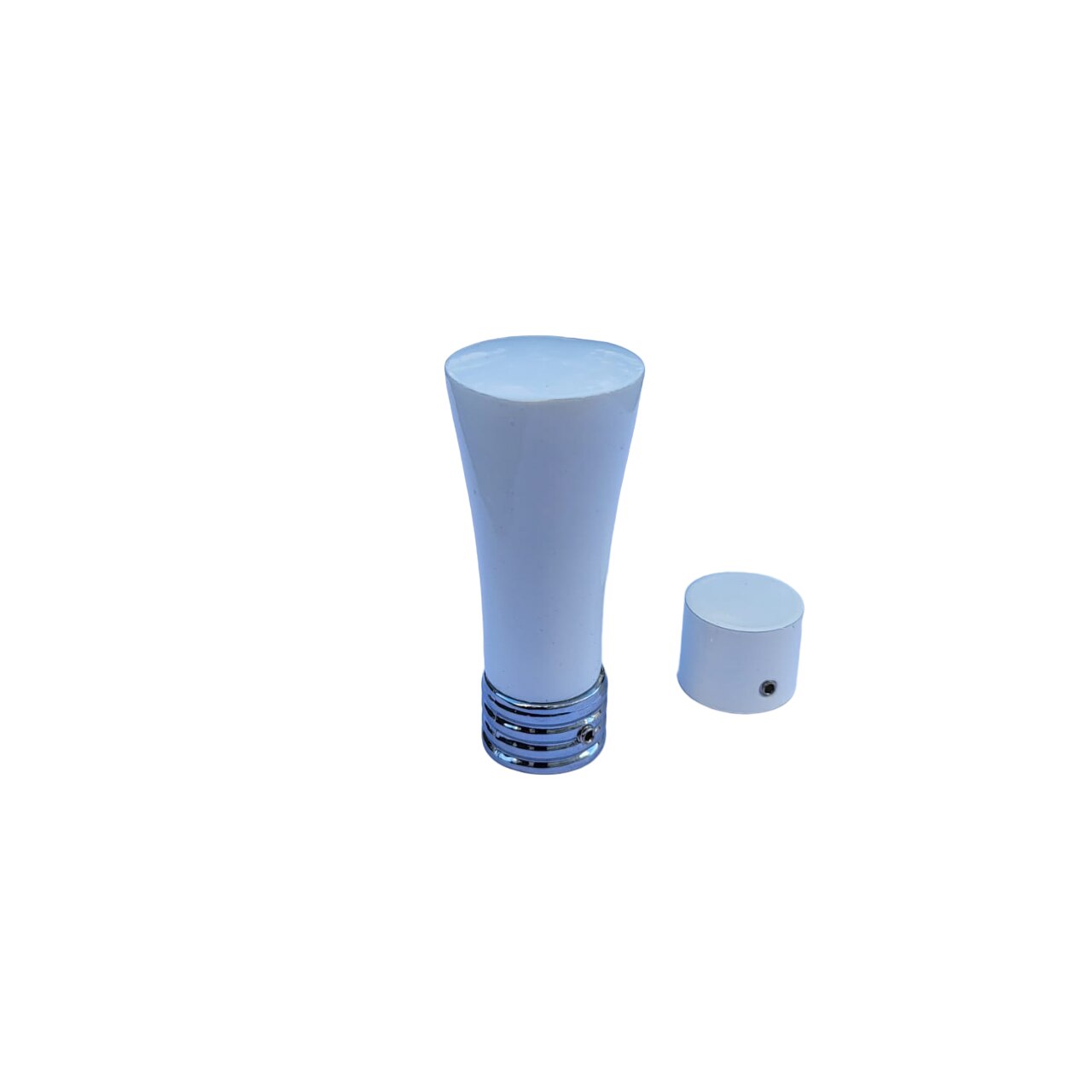 Galerie metalica AHILE dubla, Basic, 19mm x 3.6M, cu inele plastic ...