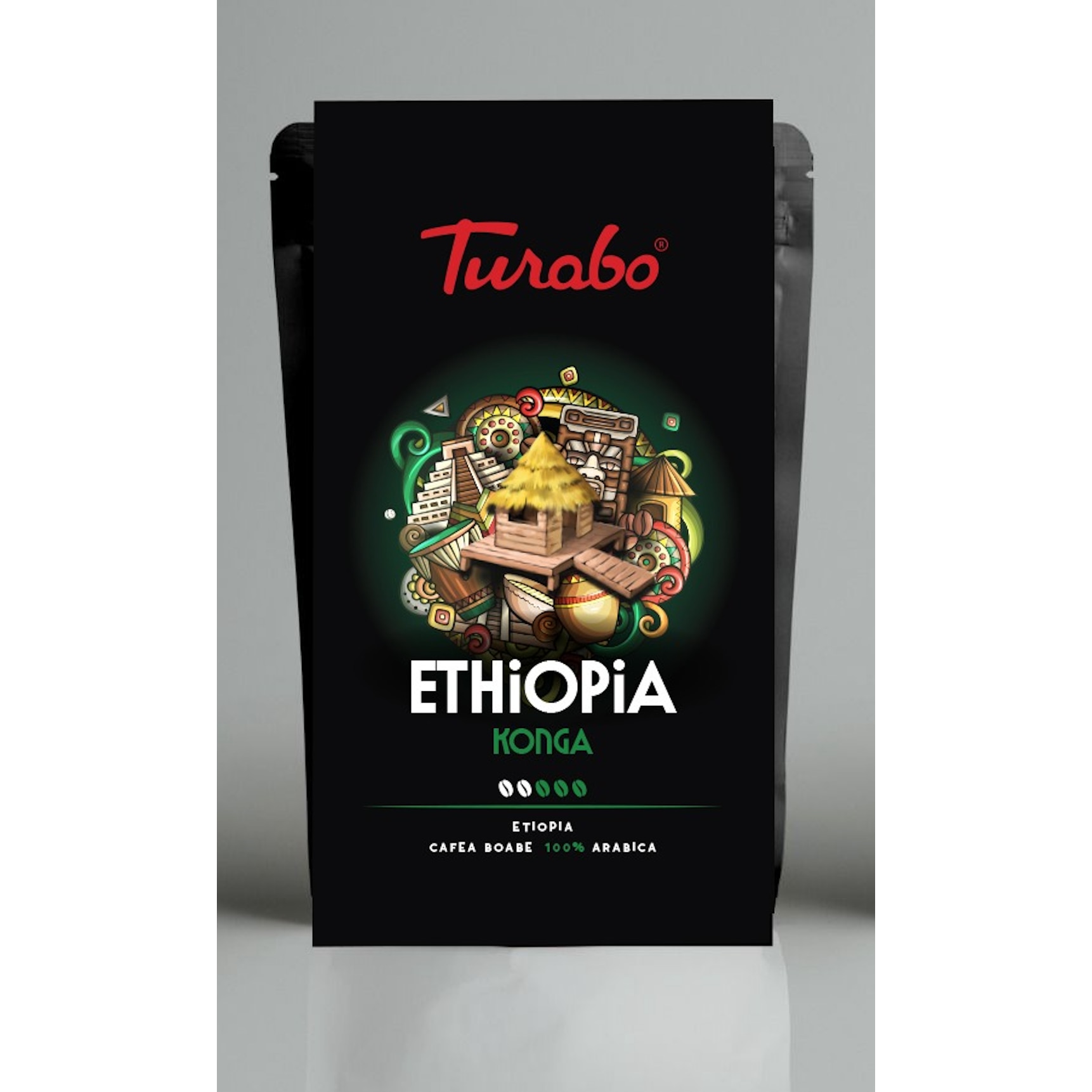 TURABO Cafea de specialitate Ethiopia Konga - Single Origin 250gr - eMAG.ro