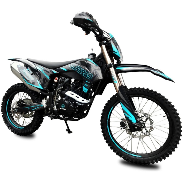 Motocicleta Alfarad T7, Roti 21/18, 250ccm 4Timpi, Enduro, Galben - eMAG.ro