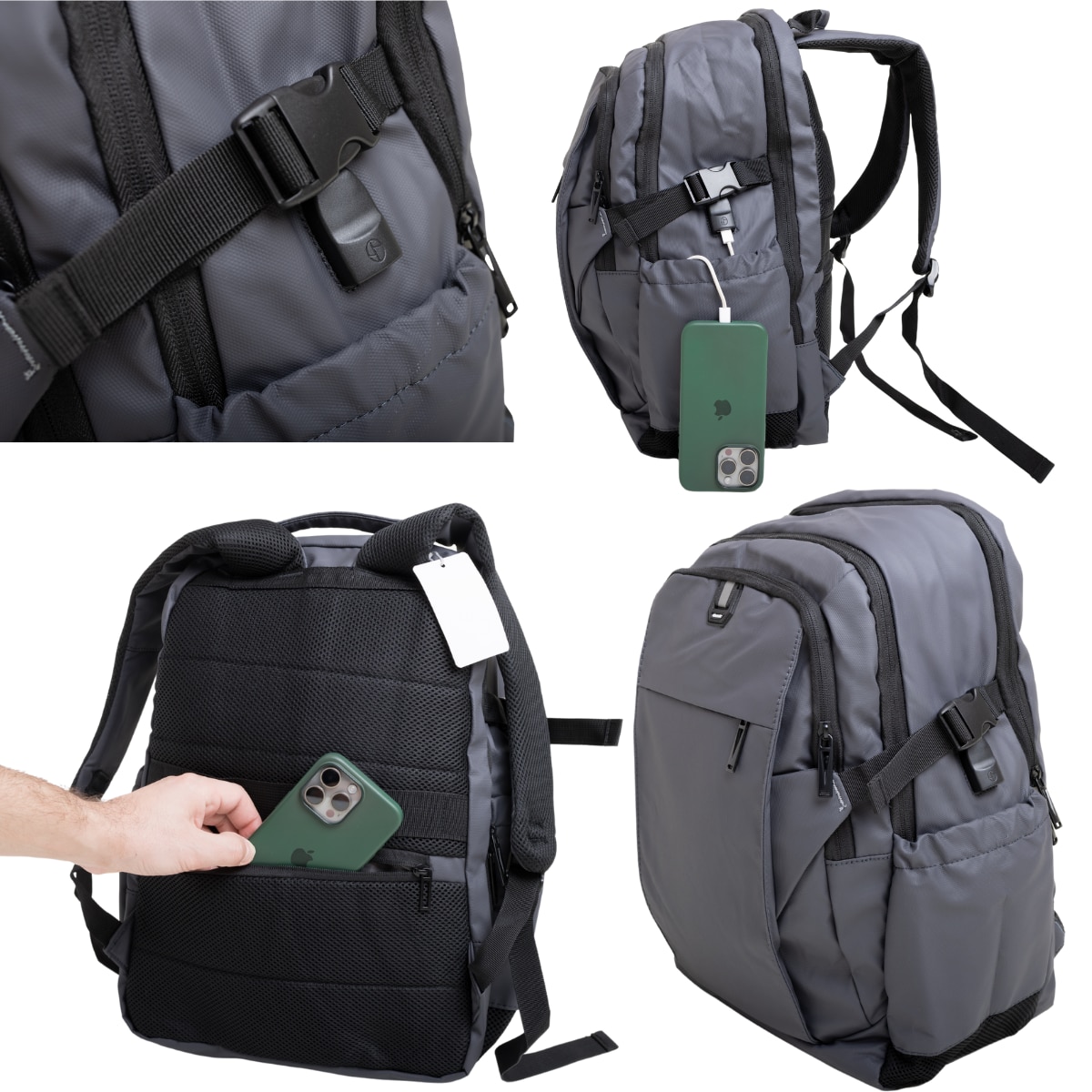 Rucsac Laptop 17 Inch, Multifunctional - Smart Business, Rezistent la ...