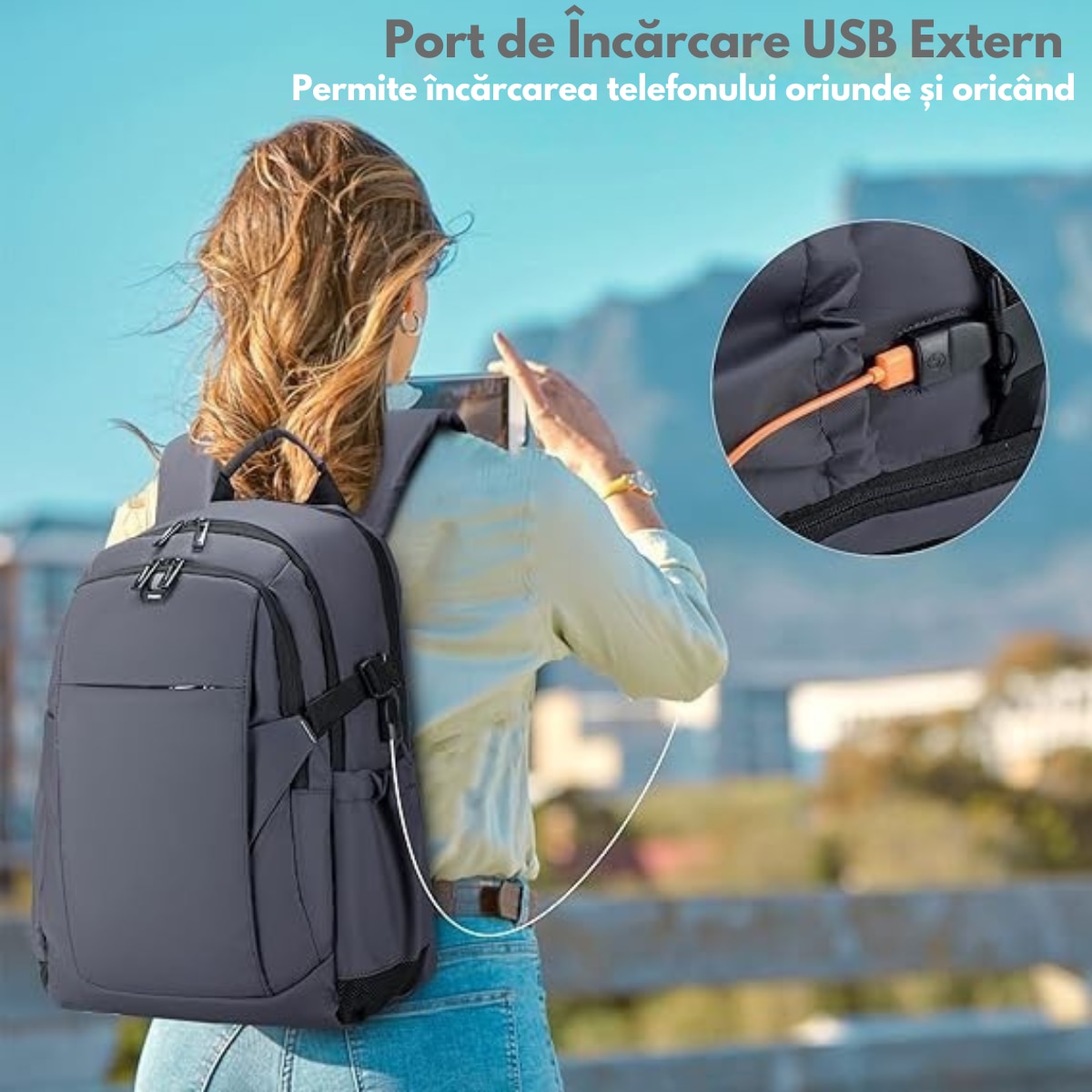 Rucsac Laptop 17 Inch, Multifunctional - Smart Business, Rezistent la ...