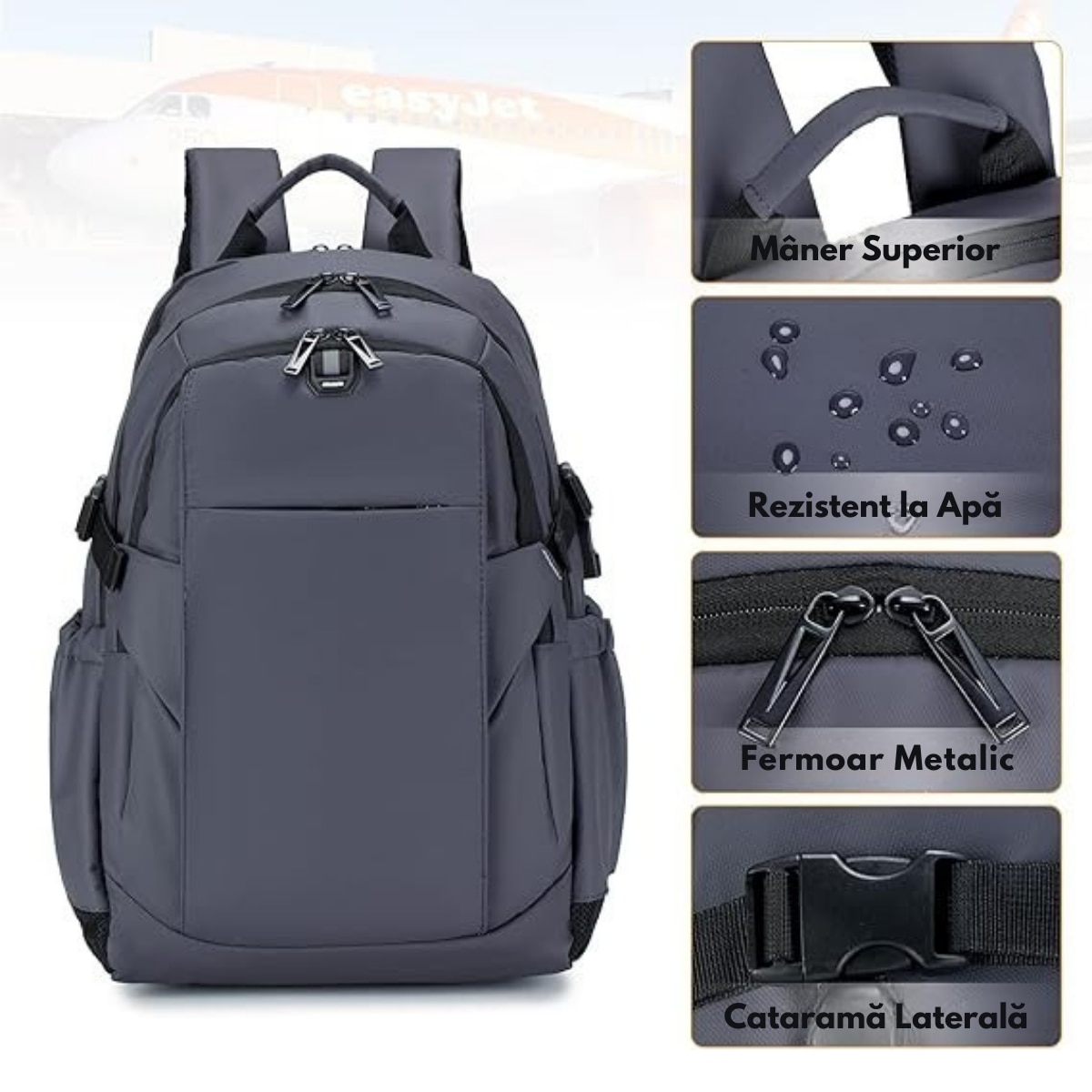 Rucsac Laptop 17 Inch, Multifunctional - Smart Business, Rezistent la ...