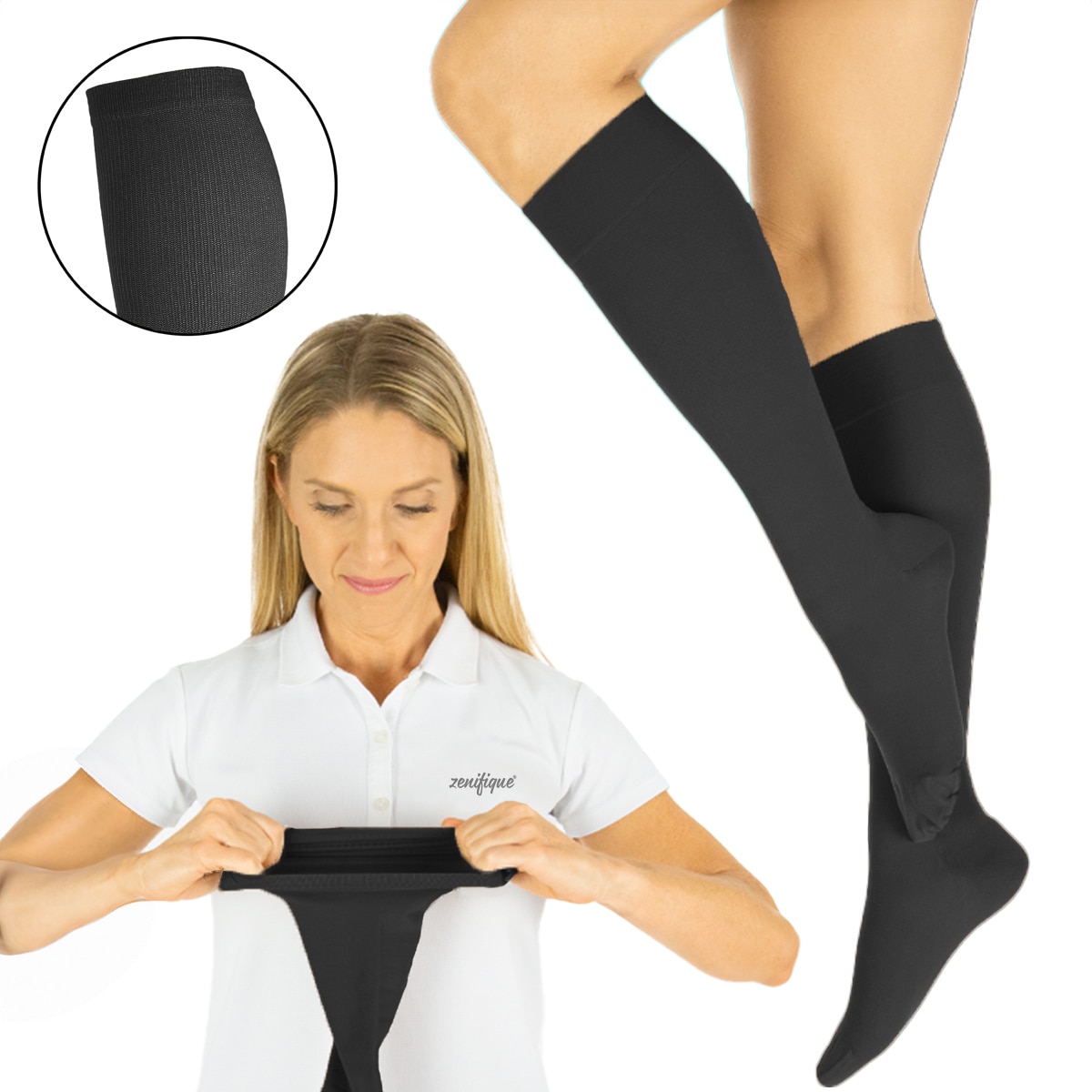 Set 2 Sosete compresive zenifique, Ciorapi compresie, Imbunatatirea ...