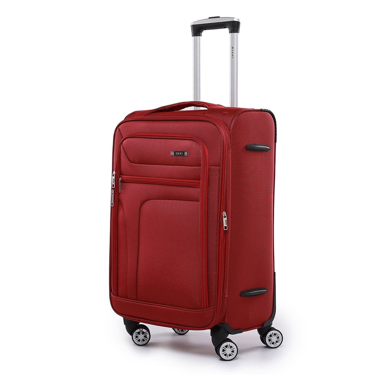 Troler ORMI, rigid, rosu inchis, 41x27x67cm - eMAG.ro