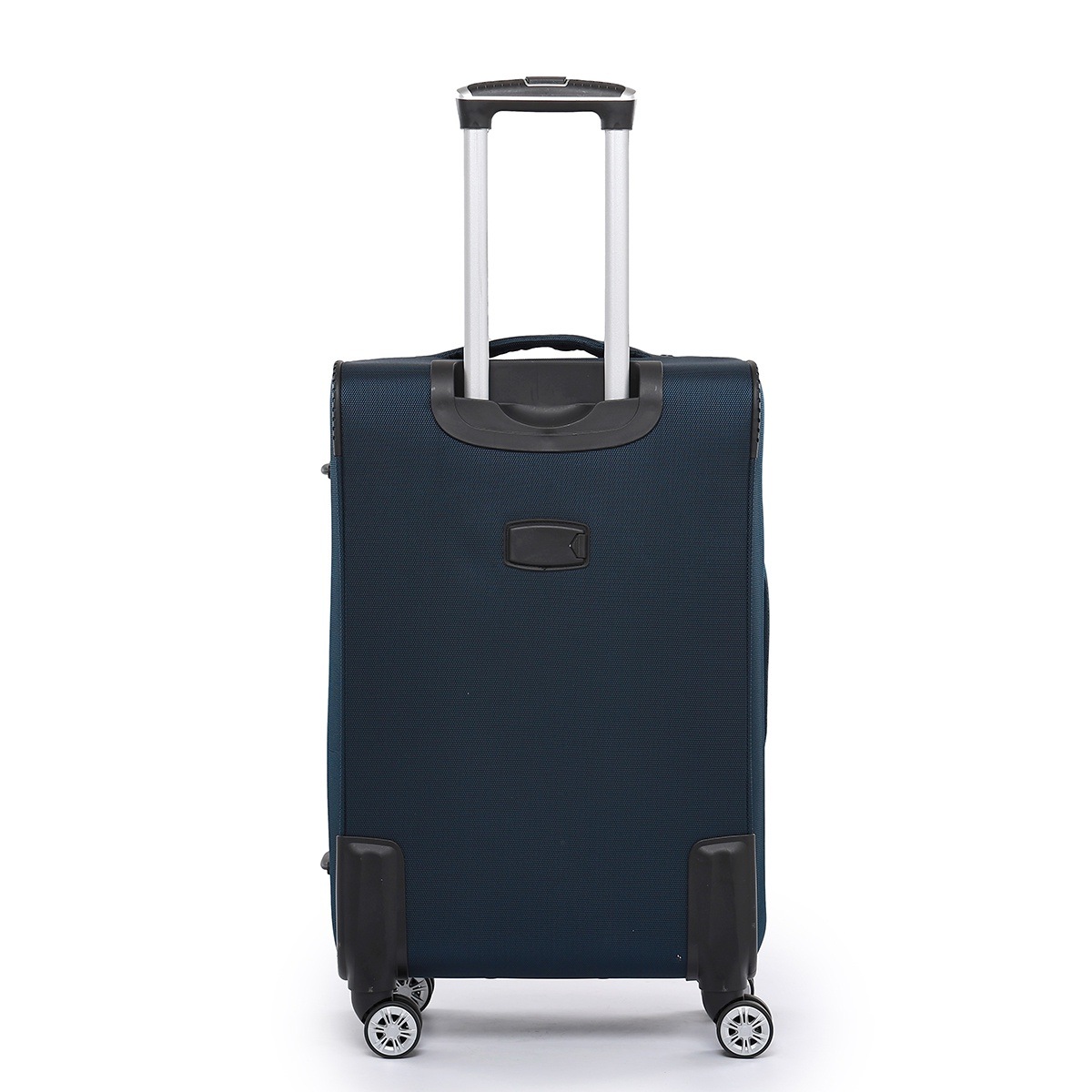 Troler ORMI, rigid, 4 roti, albastru inchis, 35x23x57cm - eMAG.ro