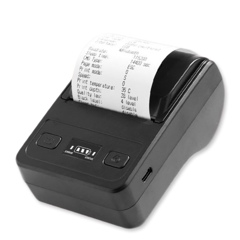 Imprimanta termica portabila, fara fir, Bluetooth, compatibila cu ...