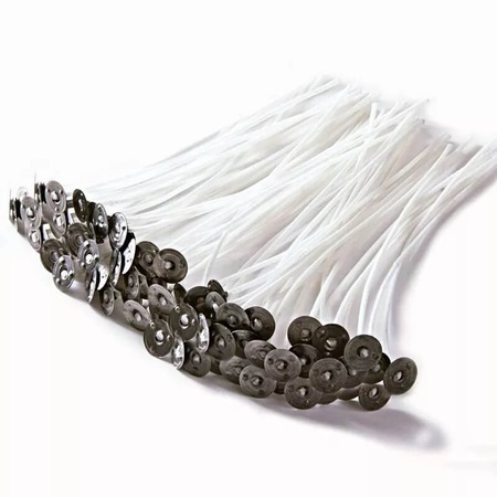 Set de 100 bucati Fitil din bumbac cu placuta 3x7 - eMAG.ro