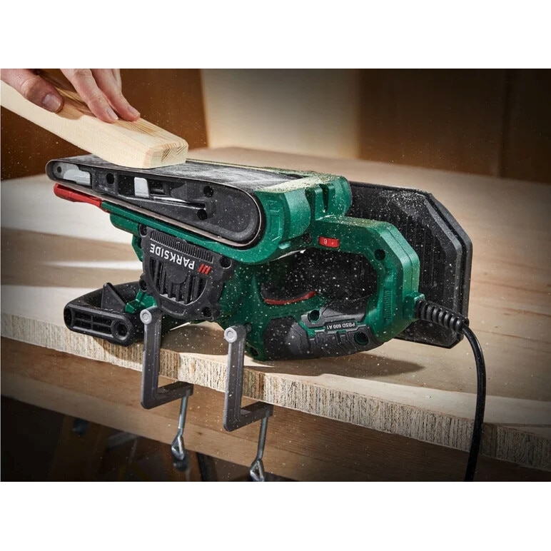 Slefuitor cu banda Parkside PBSD 600 A1, 600W, cablu alimentare de 4M ...