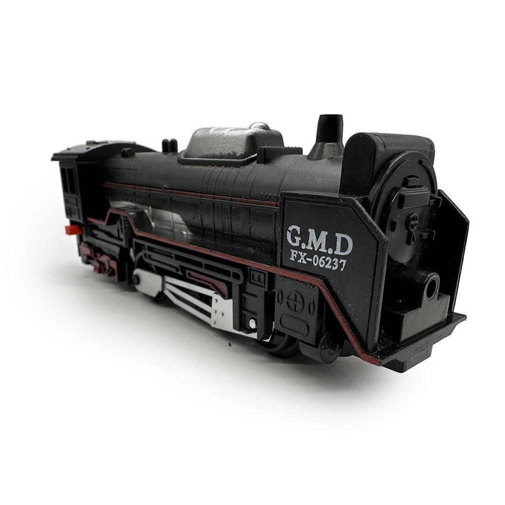 Set trenulet electric, Rail King, cu 3 vagoane, cu pista din 14 ...