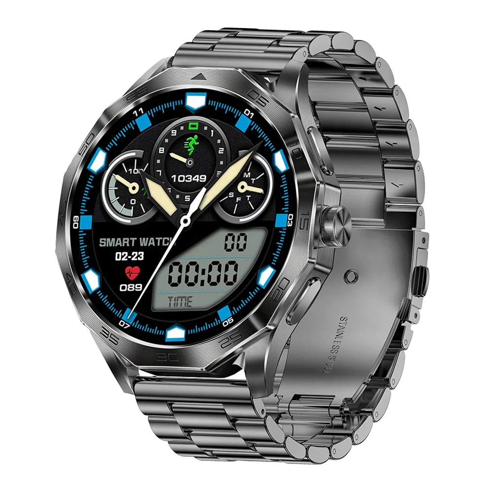 Ceas Smartwatch barbati, Apel Bluetooth 1.85''HD Screen,360x360 ...