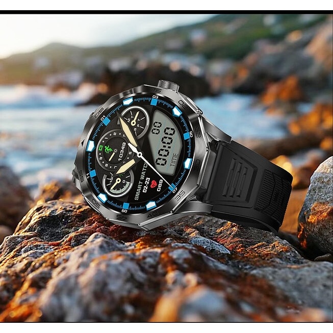 Ceas Smartwatch barbati, Apel Bluetooth 1.85''HD Screen,360x360 ...