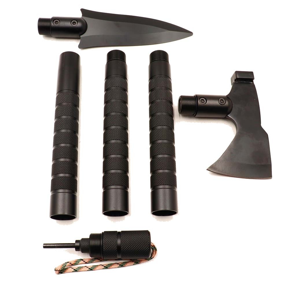 Baston Topor Sulita multifunctional Pentru Camping, cu Amnar si Fluier ...