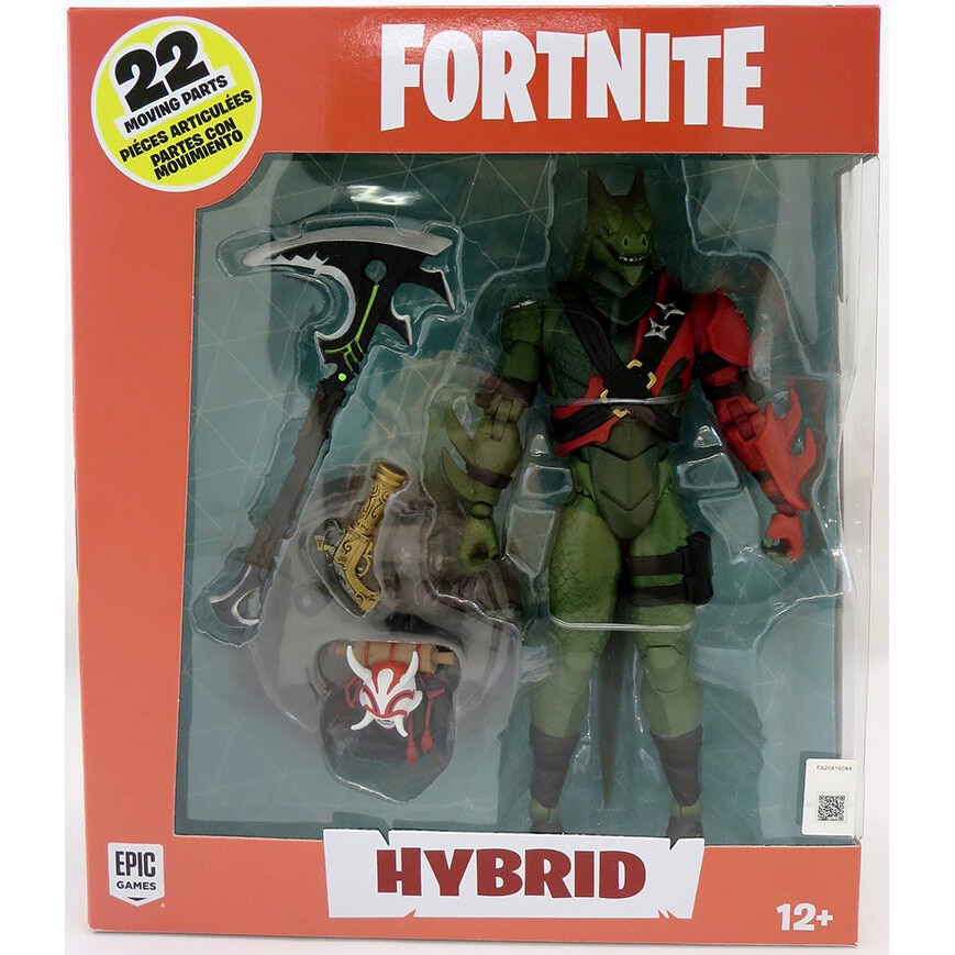 McFarlane Fortnite Hybrid S3 figura, 17 cm, 22 mozgatható elem, készlet ...