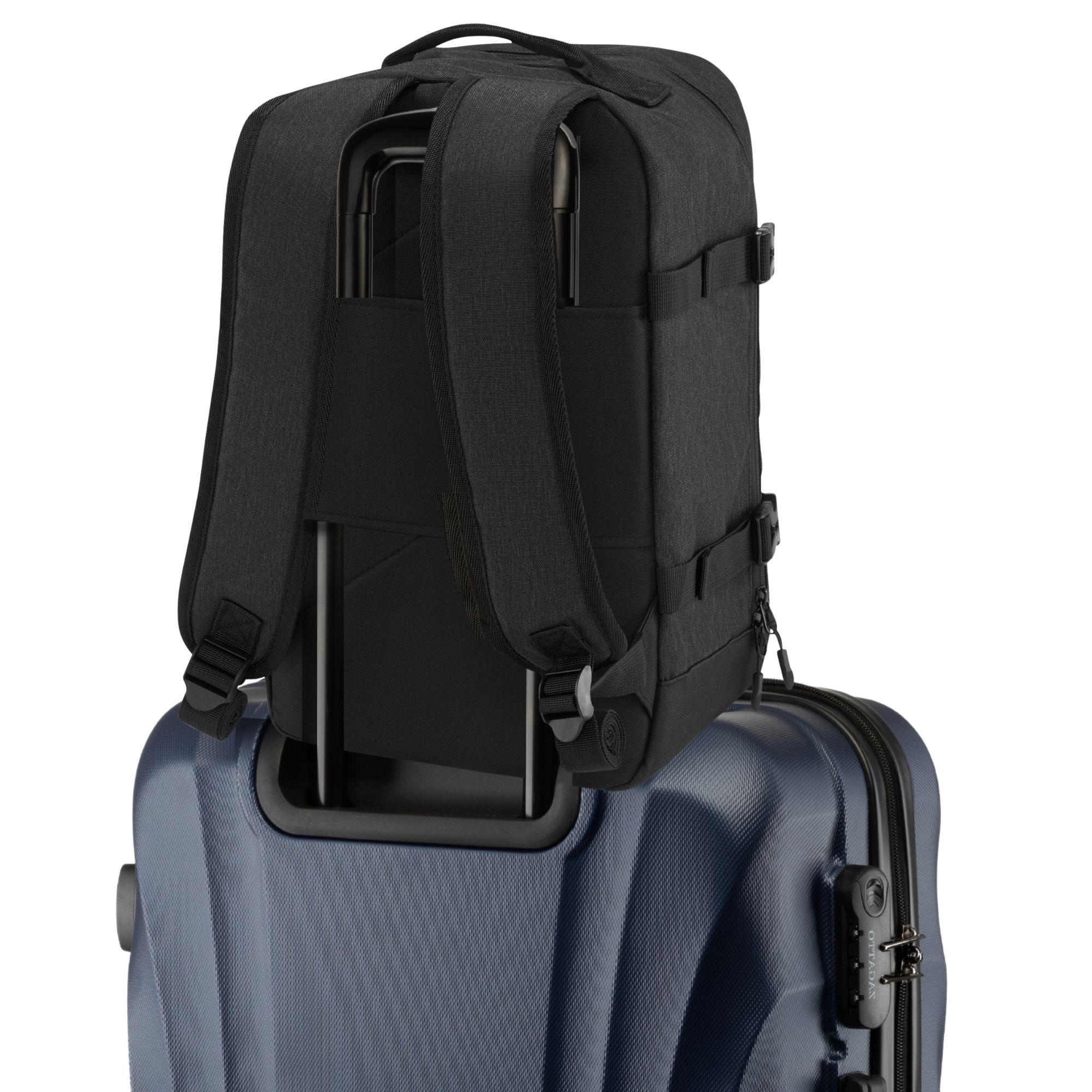 Rucsac de voiaj, Gri, Zagatto, 40x20x25 cm, 20L, Compatibil Ryanair ...