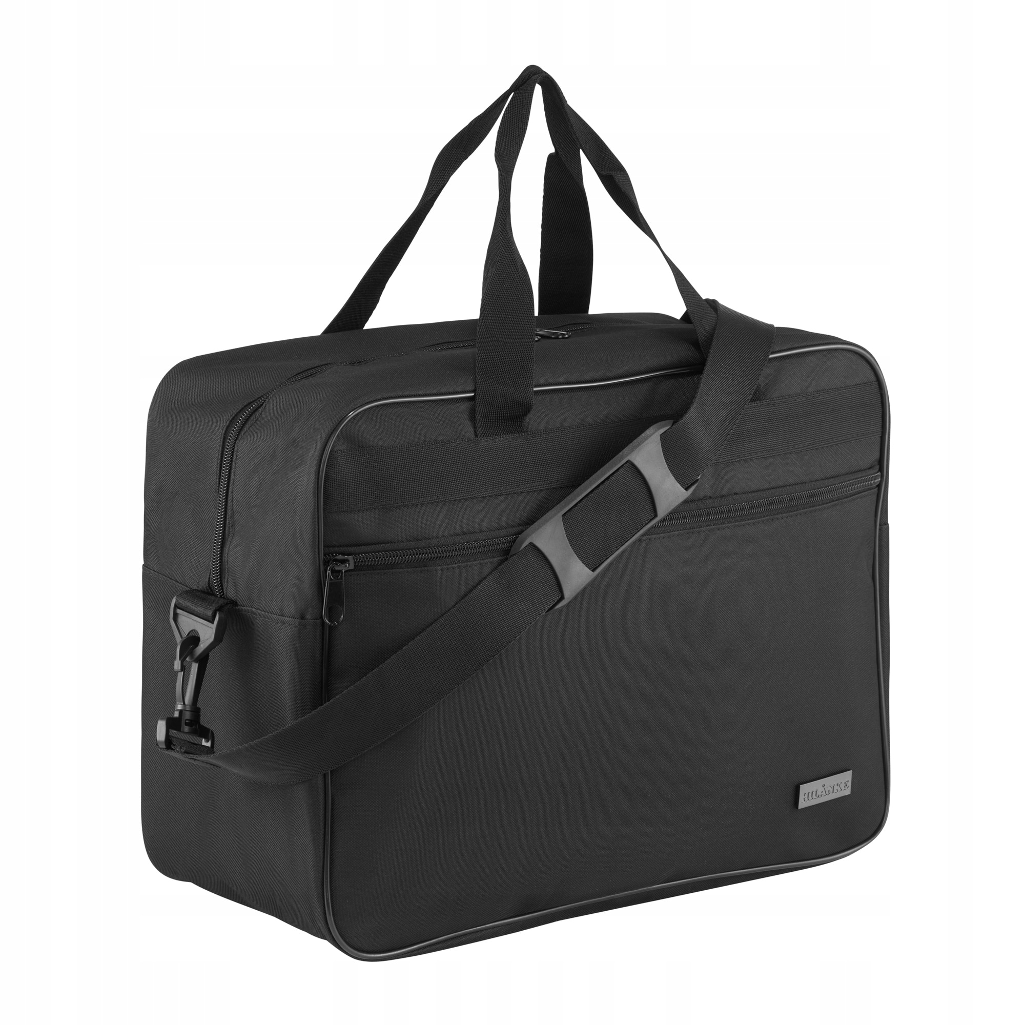 Geanta de voiaj, bagaj de mana, la avion, Negru, 40x30x20, Hilanke ...