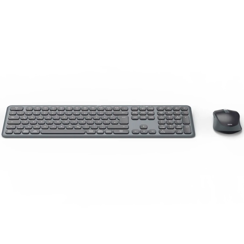 Set Tastatura+Mouse Wireless Hama WKM-550, Multi-Device, 1600DPI, negru ...