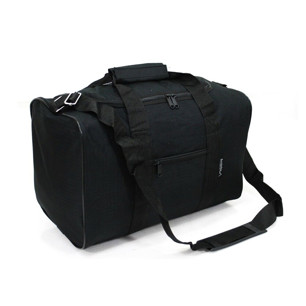 Geanta de calatorie, 40 x 20 x 25 cm, negru, Borderline, JBTB65 - eMAG.ro