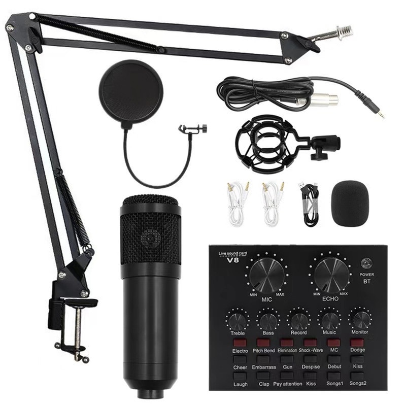 Microfon de studio profesional cu condensator, MR™ special, placa de ...